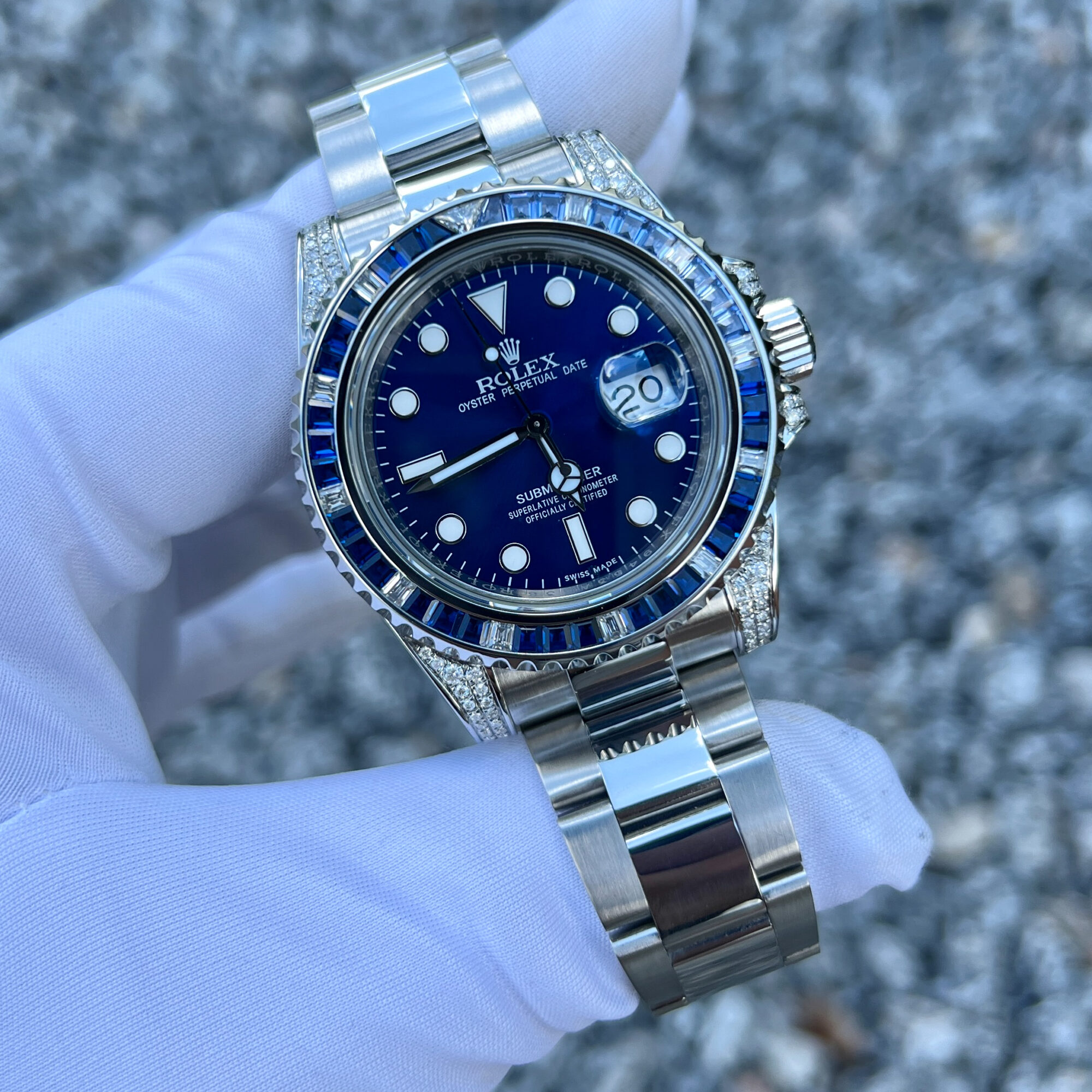 ROLEX SUBMARINER 116610LN 40MM CUSTOM SABR – Vendere Timepieces