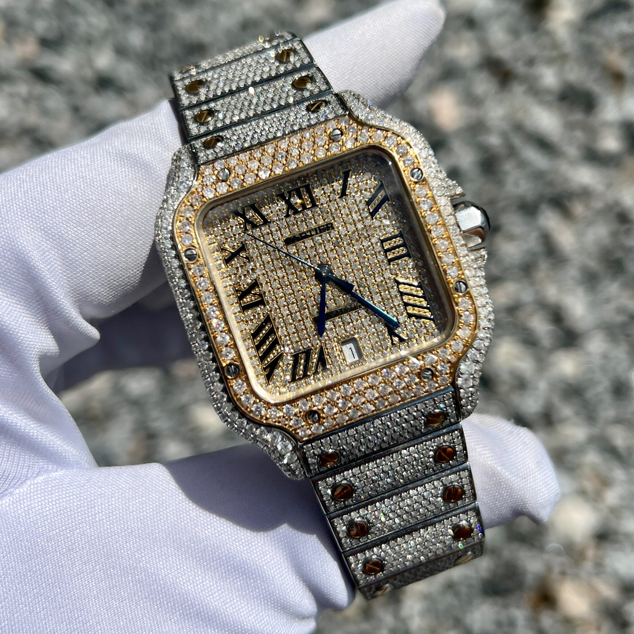 CARTIER SANTOS LARGE SIZE W2SA0006 BUSSDOWN – Vendere Timepieces