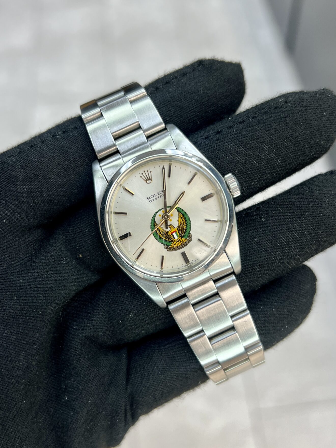ROLEX OYSER 34 6426 UAE ARMED FORCES DIAL – Vendere Timepieces