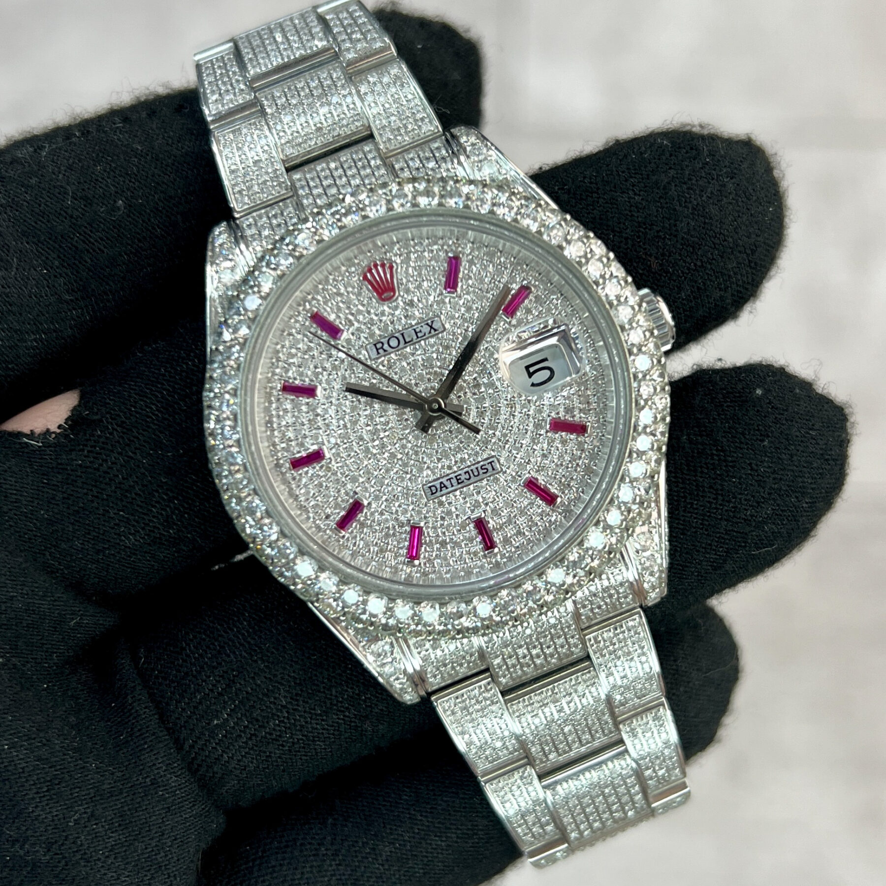 ROLEX DATEJUST 41 126300 ICED OUT – Vendere Timepieces