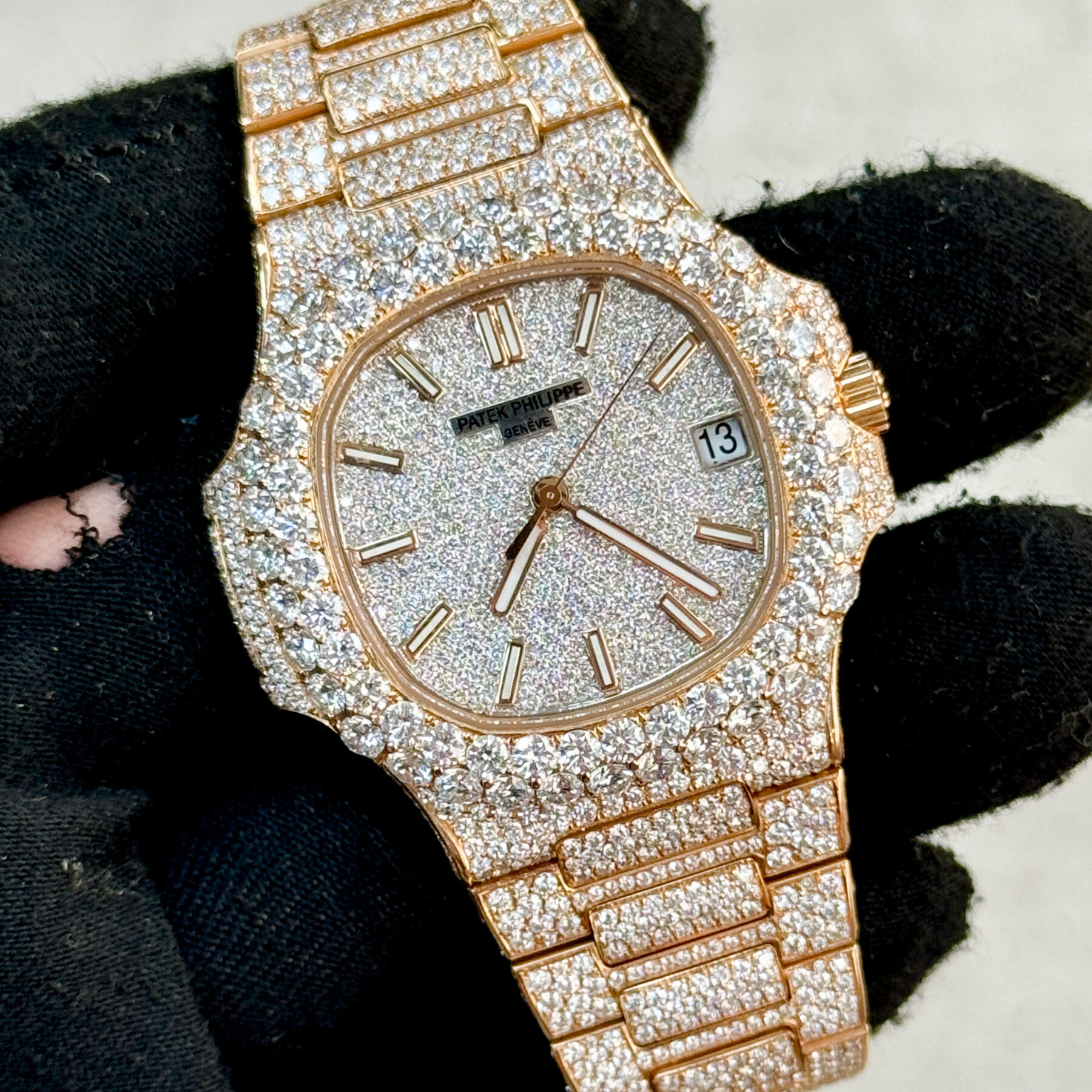 PATEK PHILIPPE NAUTILUS 5711R ICED OUT – Vendere Timepieces